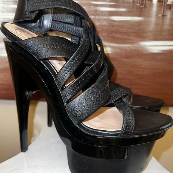 Versace | Shoes | Versace Triple Platform Heels | Poshmark